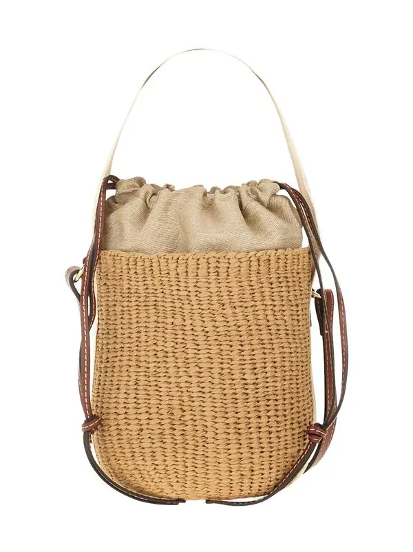 Chloé Woody Bucket Bag - Cream