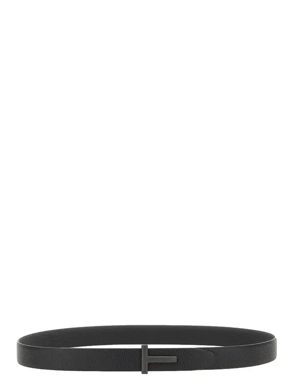 TOM FORD Cintura Con Fibbia T - Black