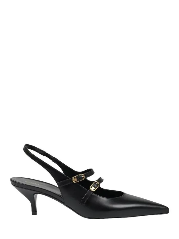 Celine Slingback Mary Jane Pumps - Black