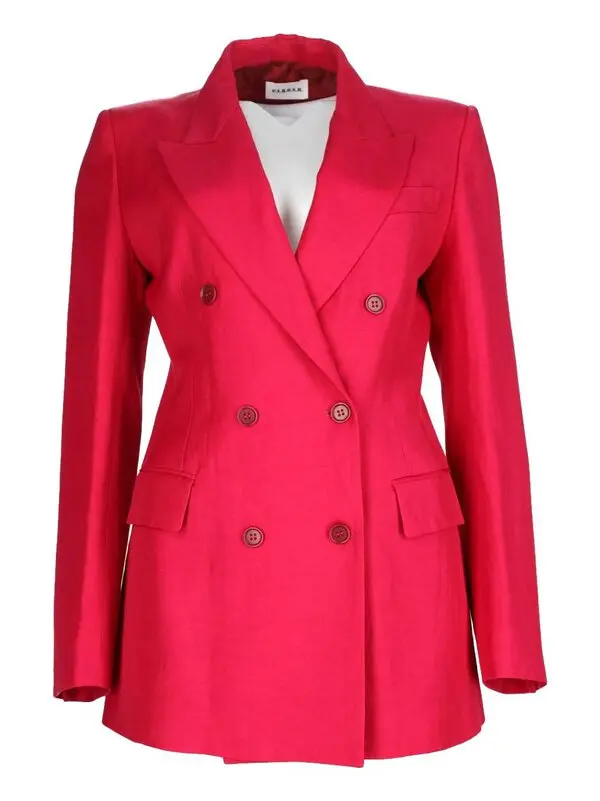 P.a.r.o.s.h Double-breasted Blazer - Red