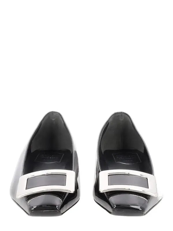 ROGER VIVIER Ballerina Belle Vivier In Vernice - Black