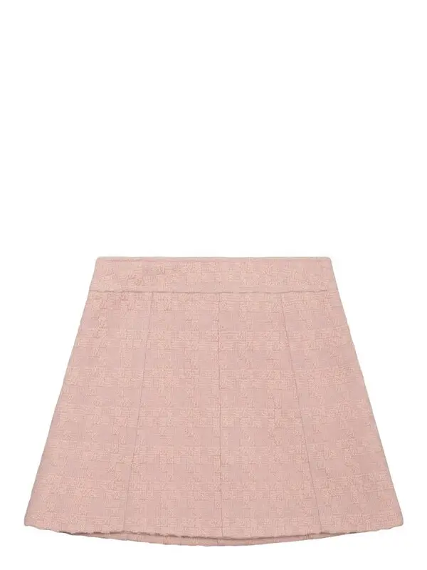Celine Wool Miniskirt - Pink