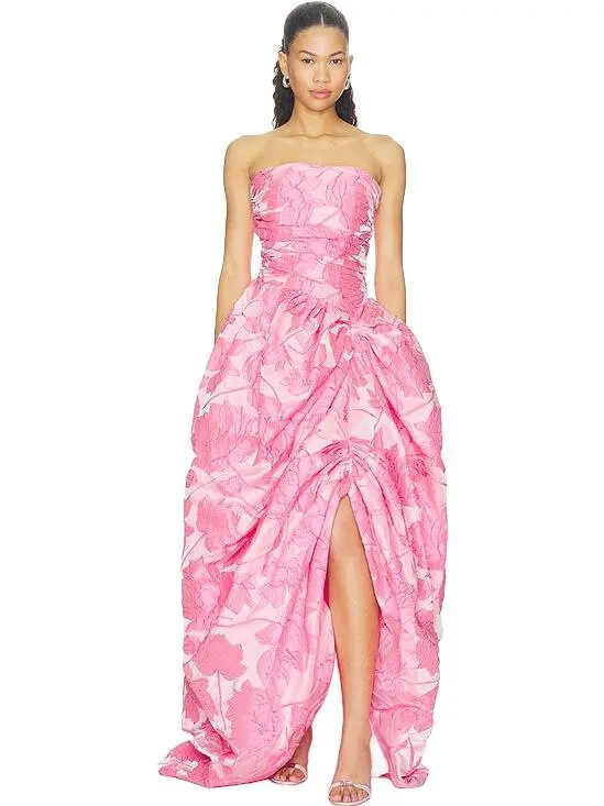 ELLIATT Strapless Ballgown - Pink