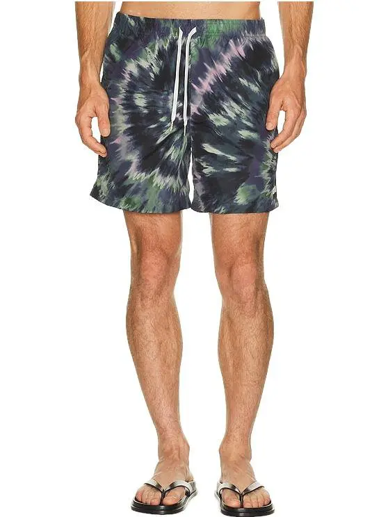 BATHER Fig Swirl Swim Trunk - Purple