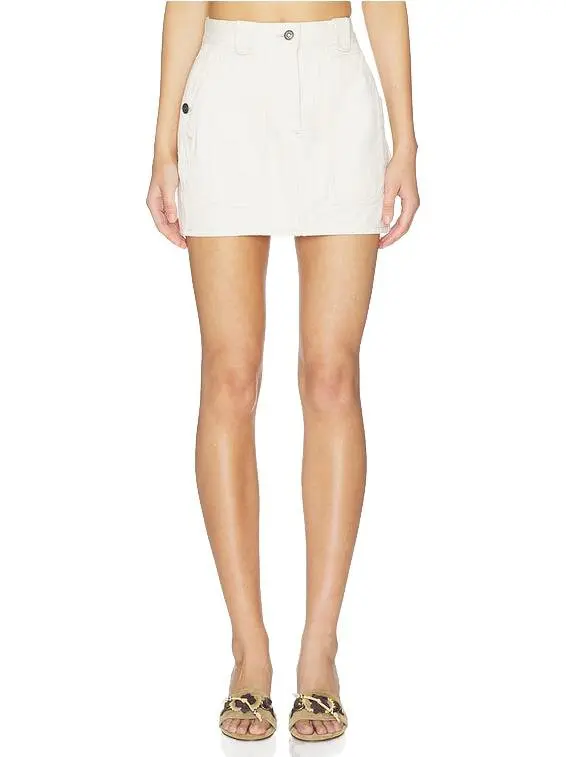 Isabel Marant Étoile Estera Mini Skirt - Ecru