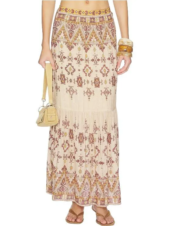 Ba&sh Zaya Maxi Skirt - Jaune