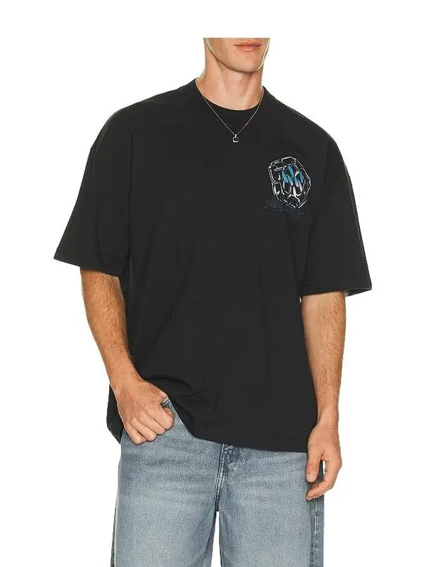 ALLSAINTS Affix Tee In Black - Washed Black