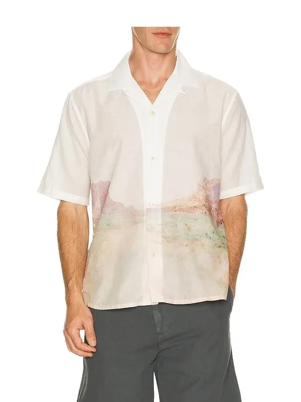ALLSAINTS Monument Shirt In White - Tern White