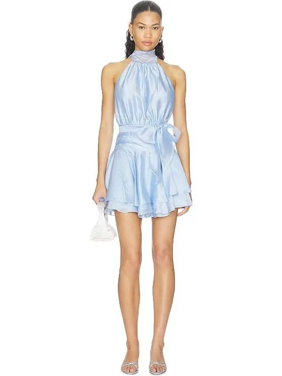 LOVERS AND FRIENDS Emerson Mini Dress - Light Blue