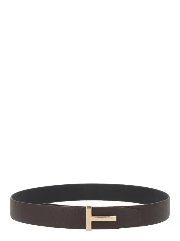 TOM FORD Cintura Con Fibbia T - Brown