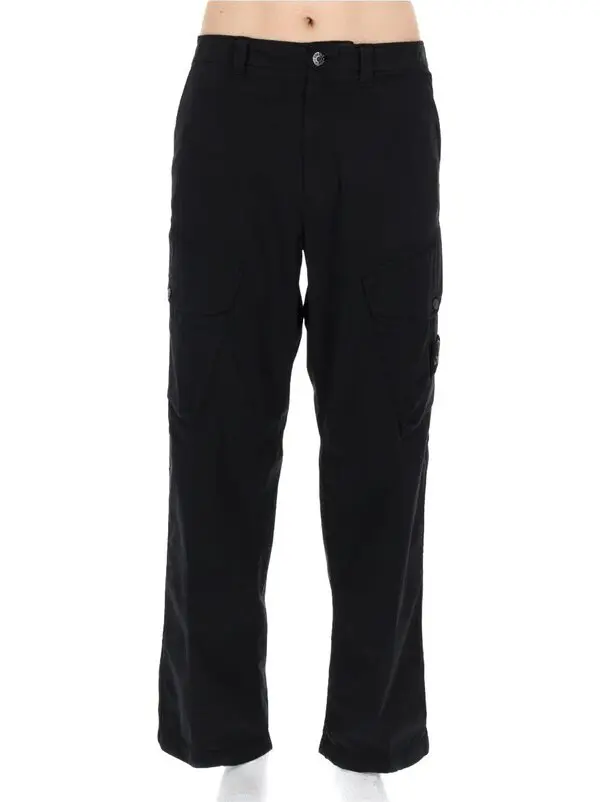 Stone Island Cargo Pants - Black