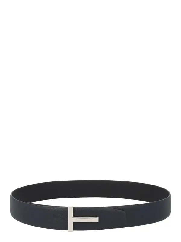 TOM FORD Cintura Con Fibbia T - Blue