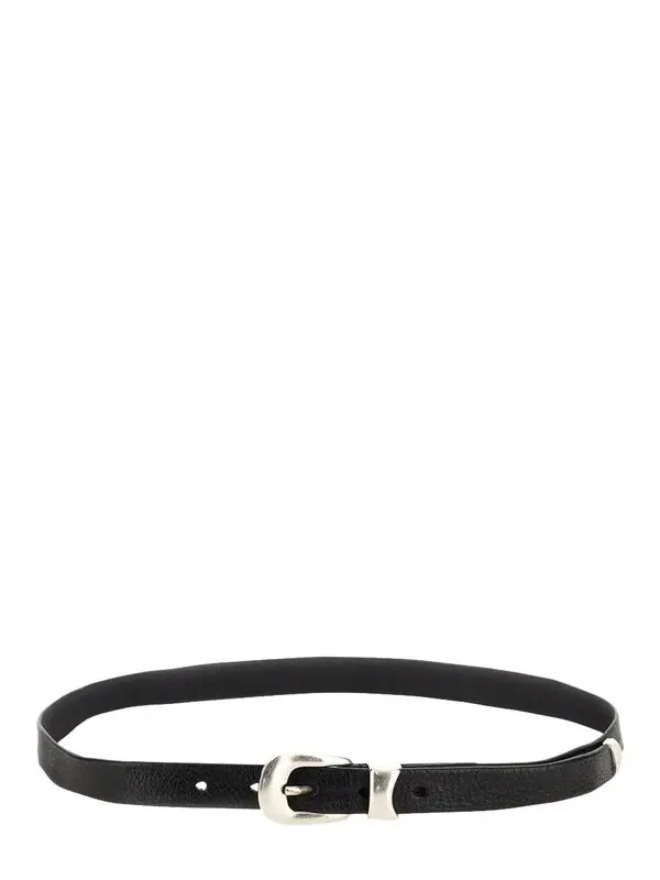 Our Legacy Leather Belt - Black