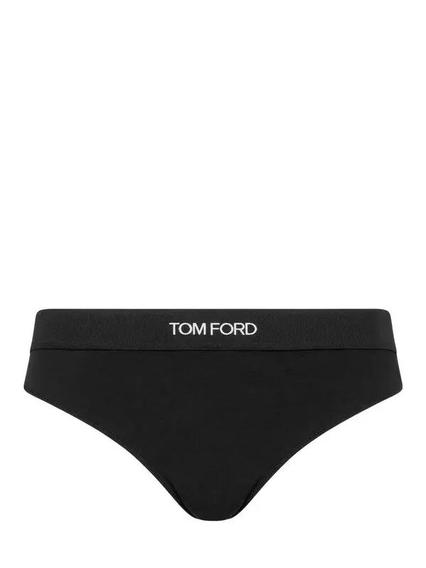 TOM FORD Logo Perizoma - Black