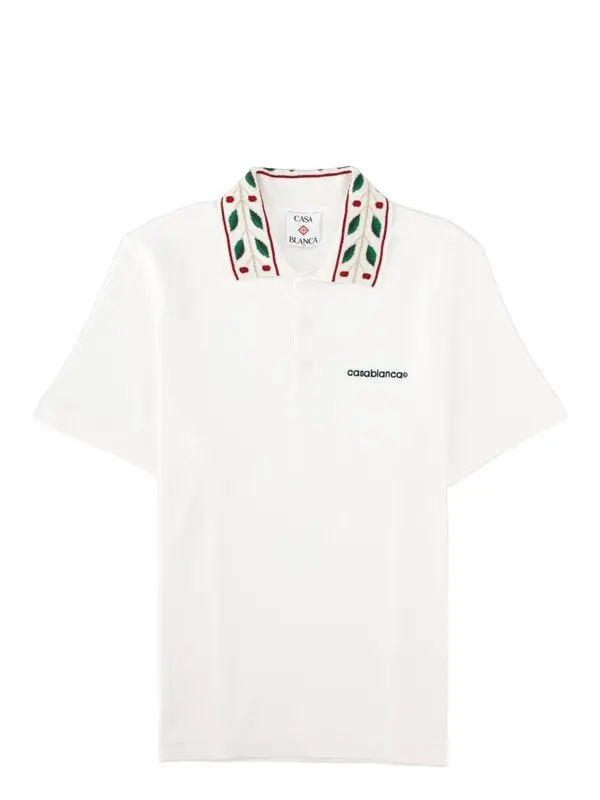 Casablanca Polo Laurel - White