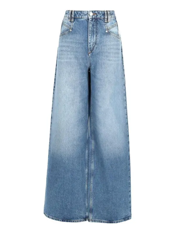 Isabel Marant Étoile Lemony Wide Leg Jeans - Blue