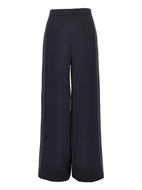 Max Mara Cady Wide-leg Pants - Blue