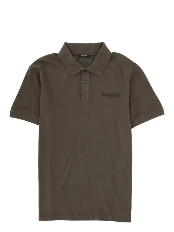 Balmain Polo Con Logo - Green