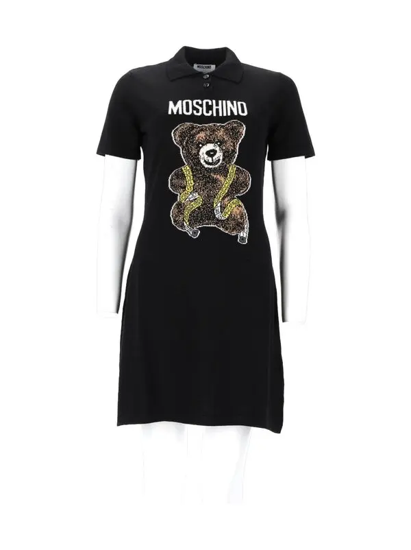 Moschino Teddy Mini Dress - Black