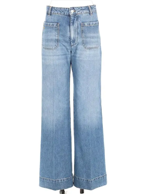 Victoria Beckham Alina Jeans - Blue