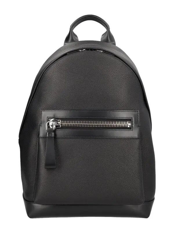 TOM FORD Buckley Leather Backpack - Black