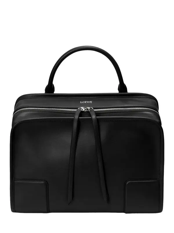 Loewe Amazona Leather Handbag - Black