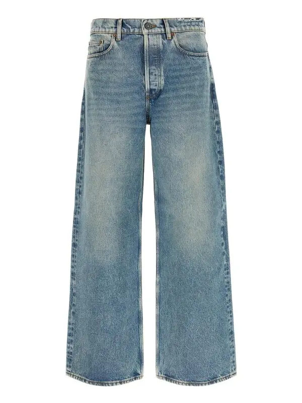 GOLDEN GOOSE Stonewashed Denim Jeans - Blue