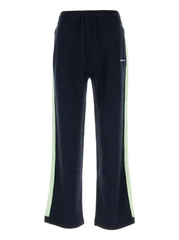 Casablanca Navy Wool Pant - Blue