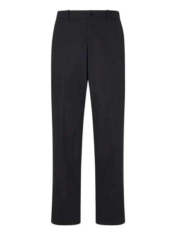 A.p.c. Dylan Straight-leg Cotton Poplin Trousers - Black