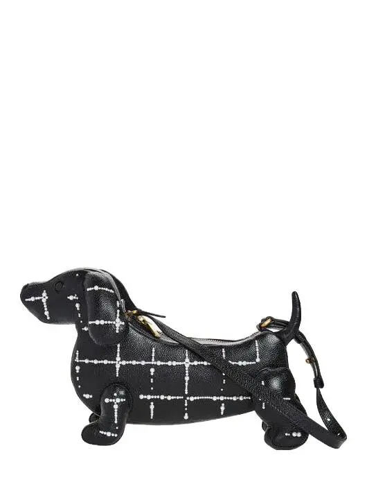 Thom Browne Baby Hector Dachshund Shoulder Bag - Black