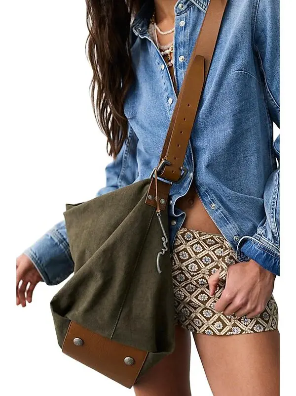 Free People We The Free Preston Sling Bag - Olive
