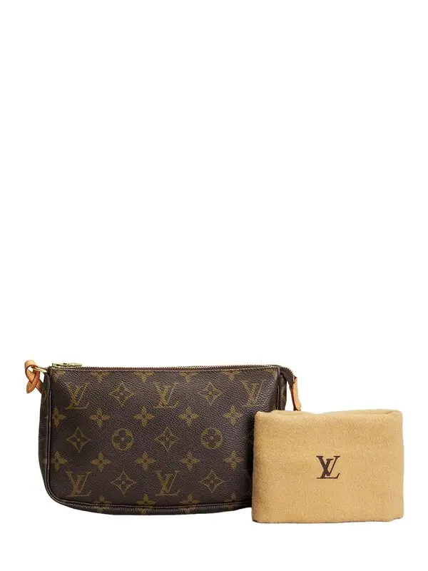 LOUIS VUITTON Monogram Pochette Accessoires Shoulder Bag - Brown