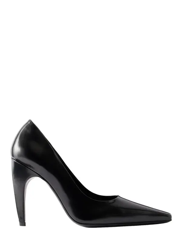 JUDE Fame Leather Pumps - Black