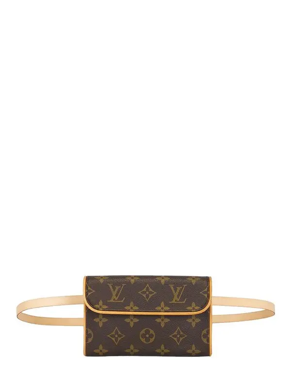 LOUIS VUITTON Monogram Florentine Pochette Belt Bag - Brown