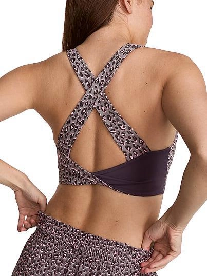 Pink Relay™ Twist-back Bra - Print