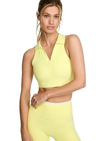 Victoria's Secret Vsx Racketcool™ Collared Bra Top - Green