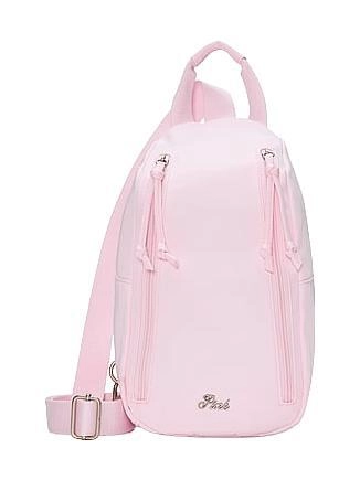 Pink Satin Sling Bag - Pink