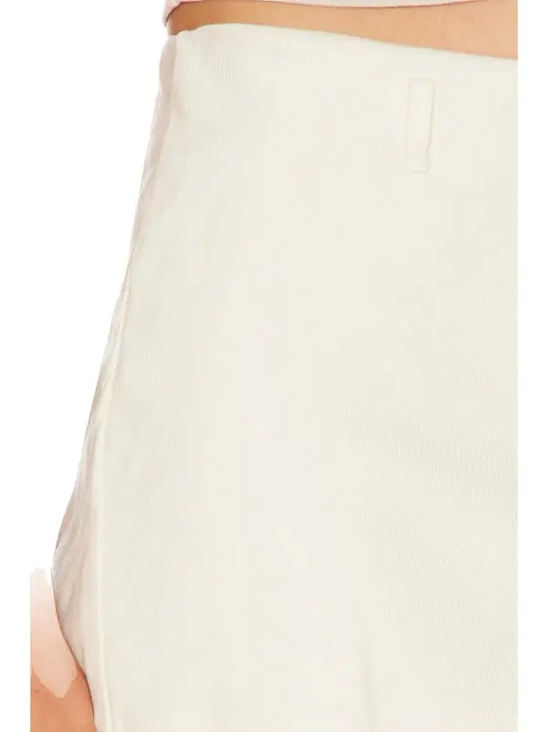 Enza Costa Twill Apron Pants - Vanilla