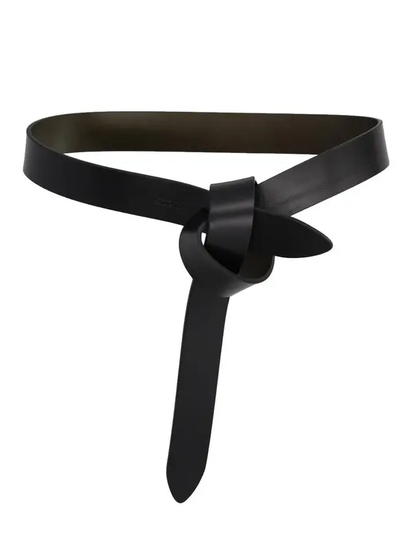 Isabel Marant Étoile Lecce Leather Belt - Black