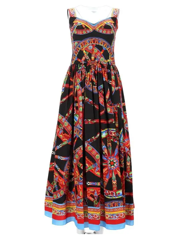 Dolce & Gabbana Printed Maxi Dress - Multicolor