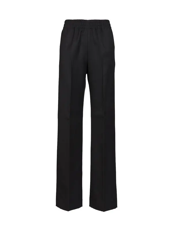 GOLDEN GOOSE Jogging Trousers With Star Appliques - Blue