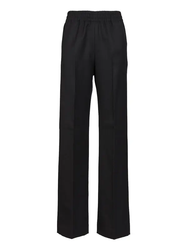 GOLDEN GOOSE Jogging Trousers With Star Appliques - Blue