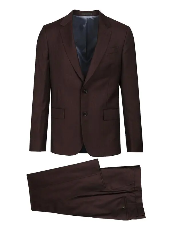 Paul Smith Tailored Single-breasted Wool Suit - Multicolor