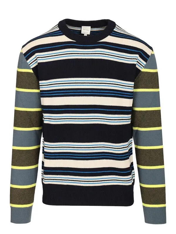 Paul Smith Striped Crew Neck Pullover - Multicolor