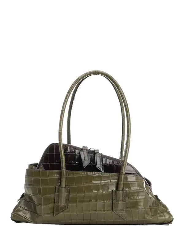 Attico La Passeggiata Small Top Handle Bag - Green