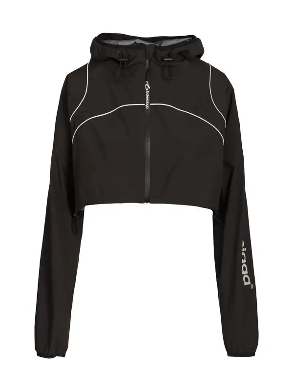 Balenciaga Cropped Techwear Jacket - Black