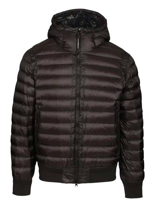 C.P. COMPANY D.d. Shell Lens Puffer Jacket - Black
