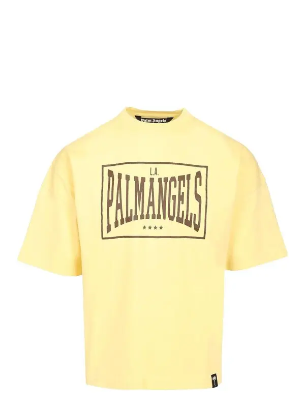 Palm Angels Vintage Box T-shirt - Yellow