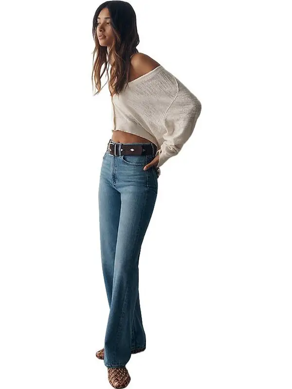 Joe's Jeans Margot High-rise Straight-leg Jeans In Medium Wash - Good Eye