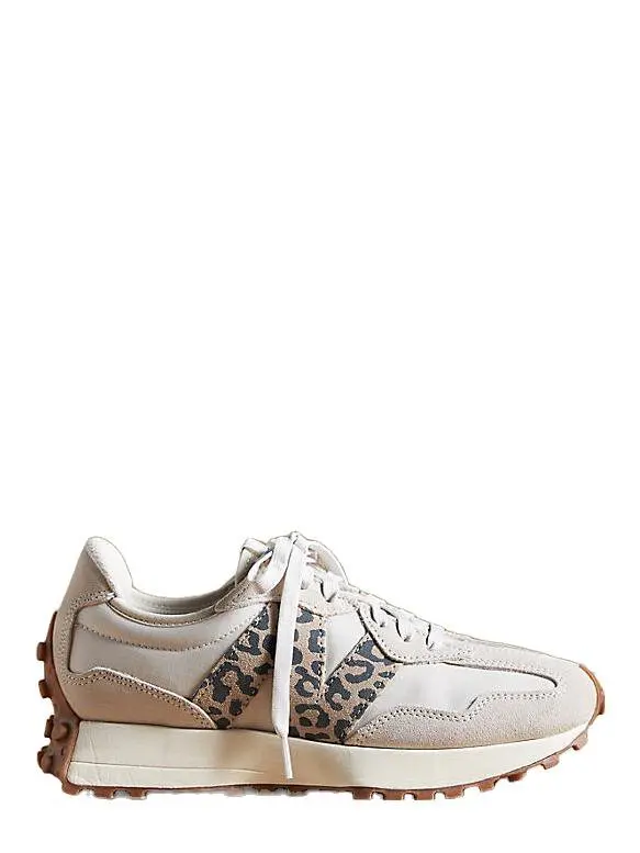 NEW BALANCE 327 Sneakers - Linen/sea Salt/leopard
